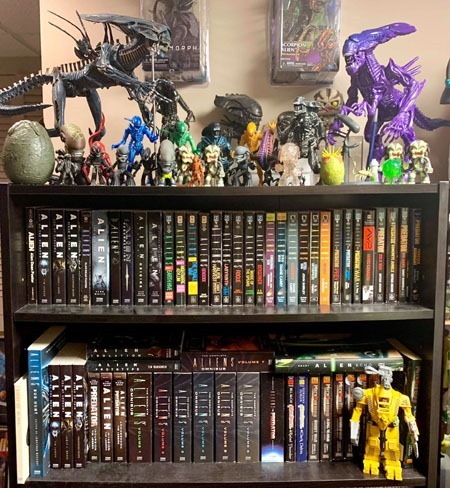 The Alien/Predator Shelves as of 2/8/2020 | Comic Reviews by Walt